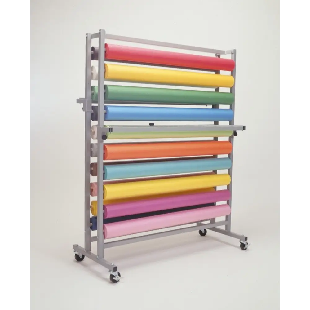 Macpaper.com - 20 Roll Horizontal Rack/Cutter — Mac Paper Supply