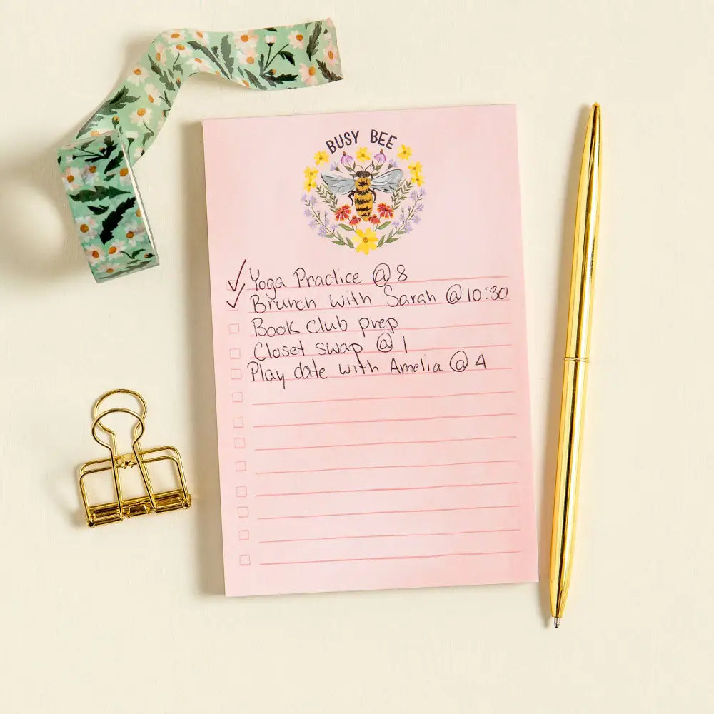 Macpaper.com - Busy Bee Notepad — Mac Paper Supply