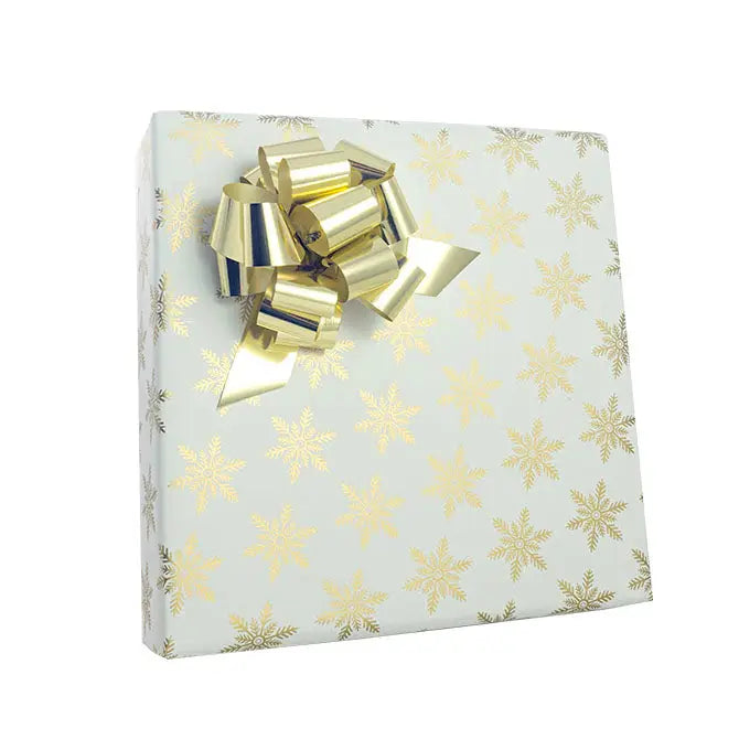 Macpaper.com - Cutter Box - Gilded Snowflake Gift Wrap — Mac Paper Supply