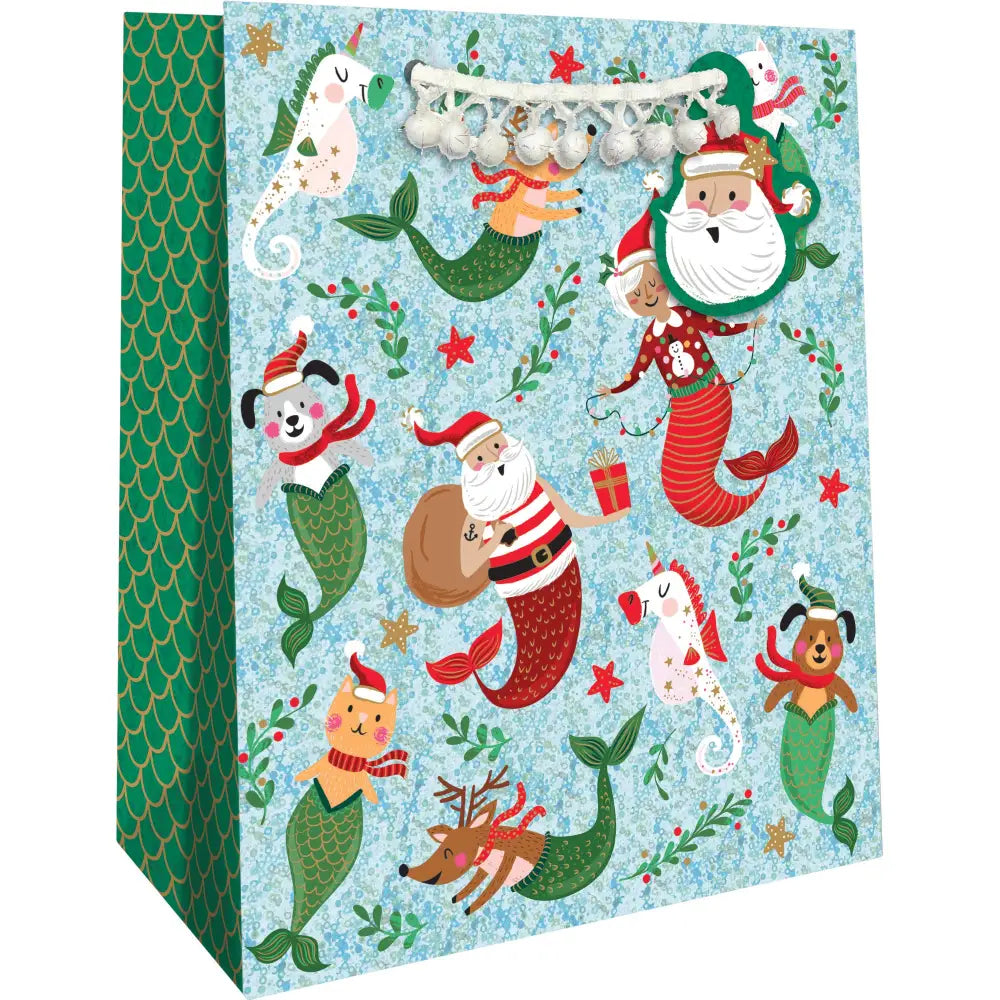Macpaper.com - Euro Tote - Medium - Undersea Holiday — Mac Paper Supply