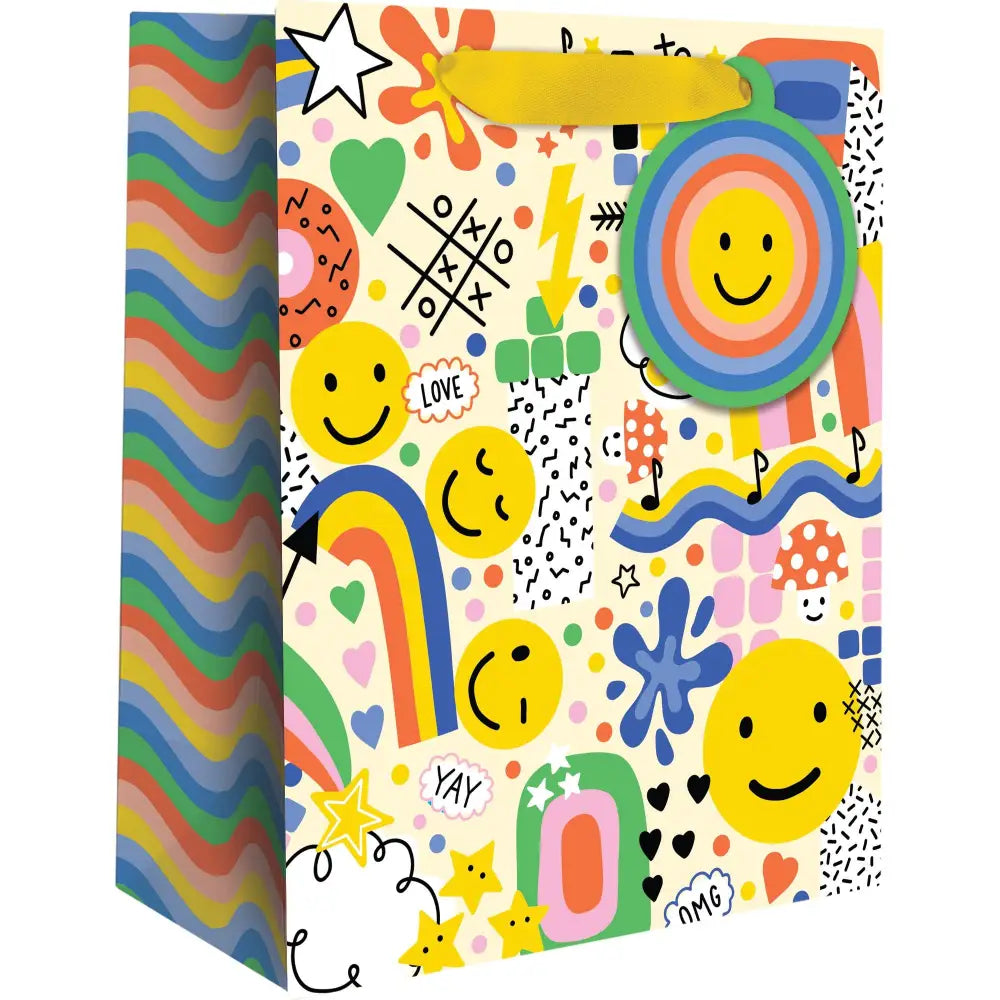 Macpaper.com - Euro Tote With Tissue - Medium - Happy Party — Mac Paper ...
