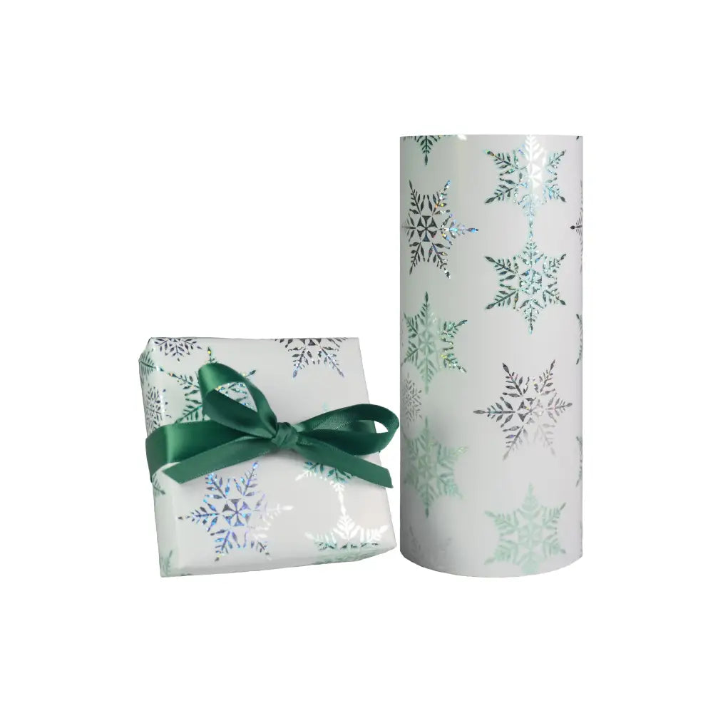 Macpaper.com - Jewelers Roll - Minted Snowflake Gift Wrap — Mac Paper ...