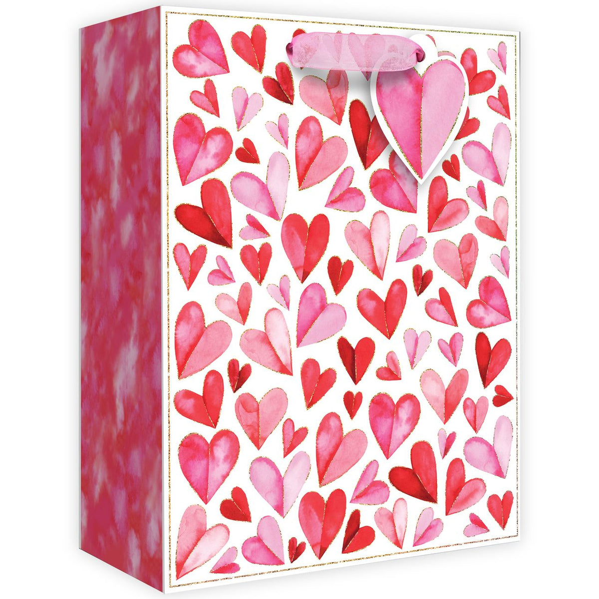 Macpaper.com - Euro Tote - Large Tote - Folded Hearts — Mac Paper Supply