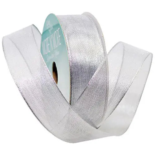 Macpaper.com - Luxor Wired Metallic Sheer Ribbon — Mac Paper Supply