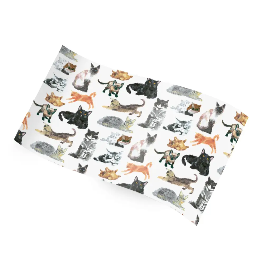Macpaper.com - Printed Tissue Paper - Cats And Kittens — Mac Paper Supply