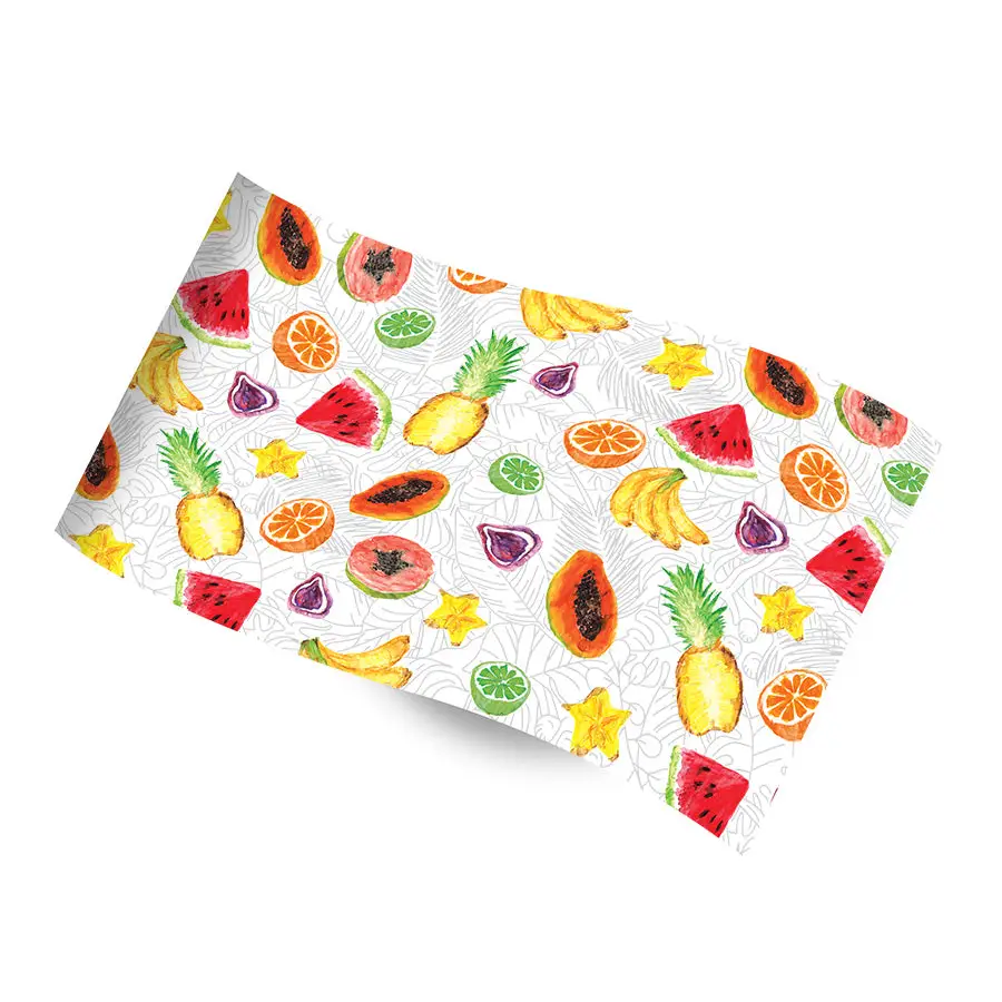 Macpaper.com - Printed Tissue Paper - Tropical Fruit — Mac Paper Supply