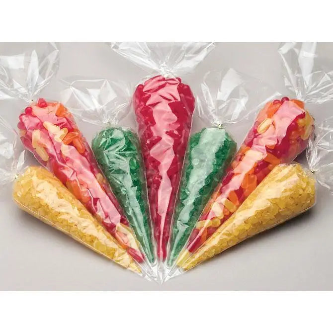 Macpaper.com - Clear Cone Poly Bags - 100/ctn — Mac Paper Supply