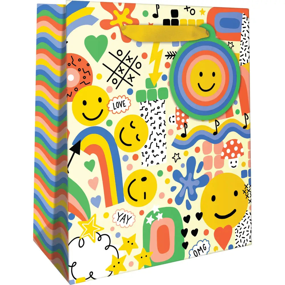 Macpaper.com - Euro Tote - Medium Tote - Happy Party — Mac Paper Supply