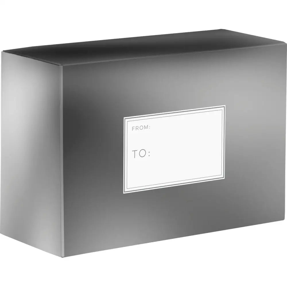 Macpaper.com - Mailing Box - Metallic Silver — Mac Paper Supply